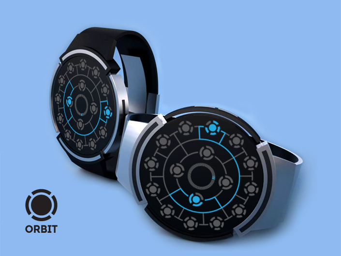 Orbit LED watch with unusual analog style | Tokyoflash Japan