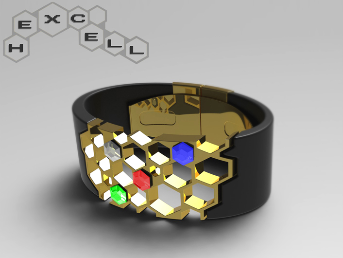 Futuristic Hexcell watch you can customise, upgrade yourself ...