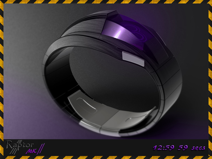 Raptor MKII Watch Design With Spaceship Form | Tokyoflash Japan