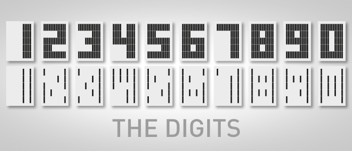 “Dashed” LCD watch with sliding blind effect display. | Tokyoflash Japan