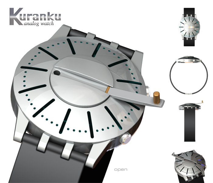 “Kuranku” watch takes wind-up to a new level. | Tokyoflash Japan