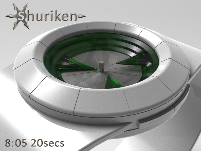 Shuriken watch awakes the ninja within you. | Tokyoflash Japan