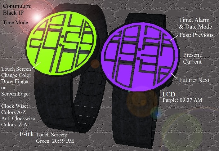 Continuum LED Watch displays the past and the future | Tokyoflash Japan