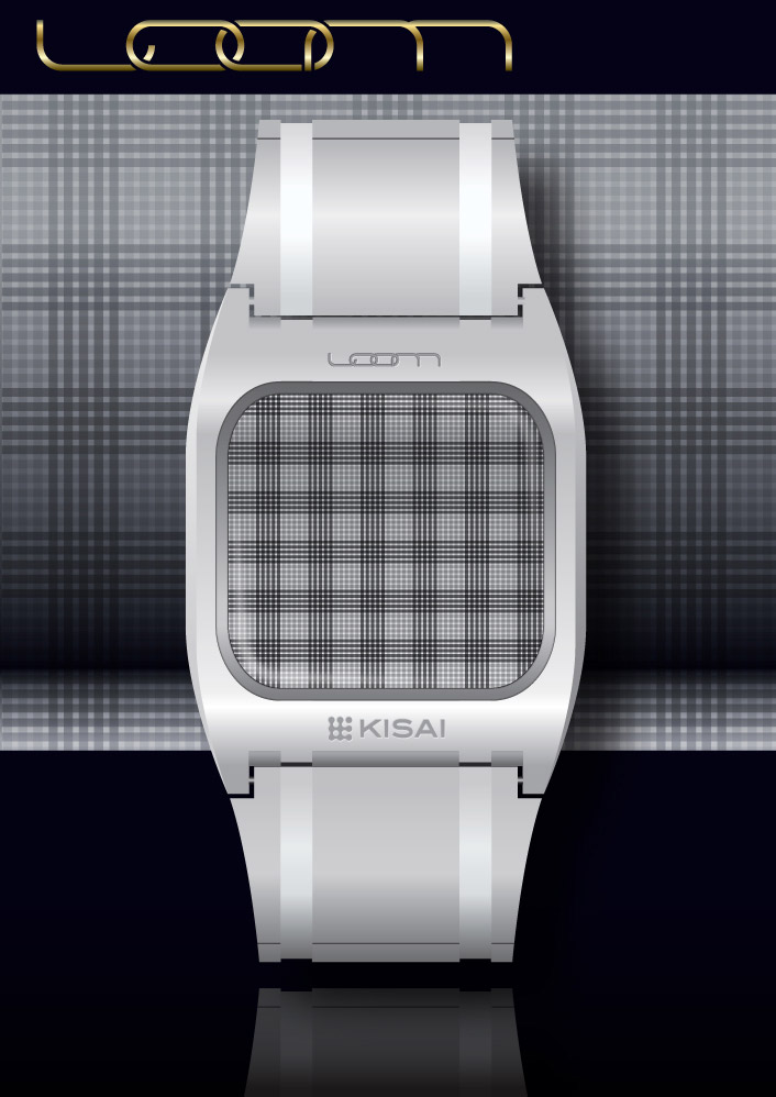 Loom patterned watch design | Tokyoflash Japan