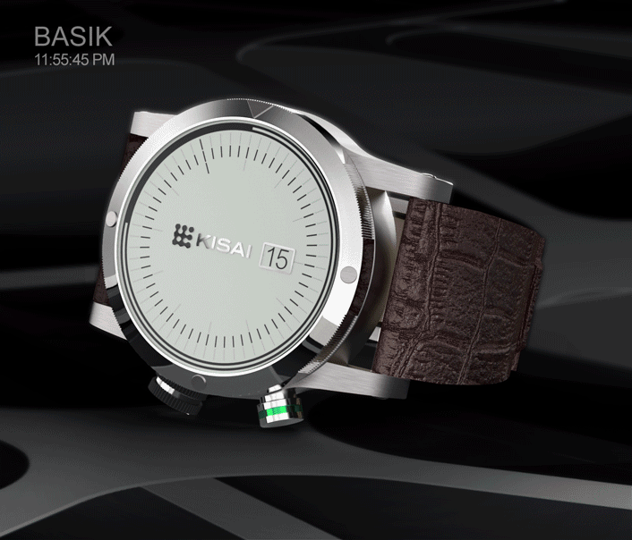 BASIK watch blends classic styling with modern display. | Tokyoflash Japan