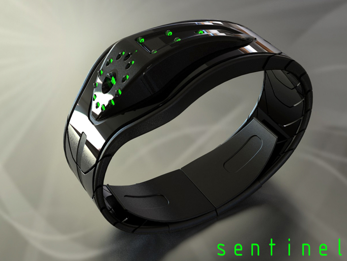 Sentinel watch keeps a robotic eye on you | Tokyoflash Japan