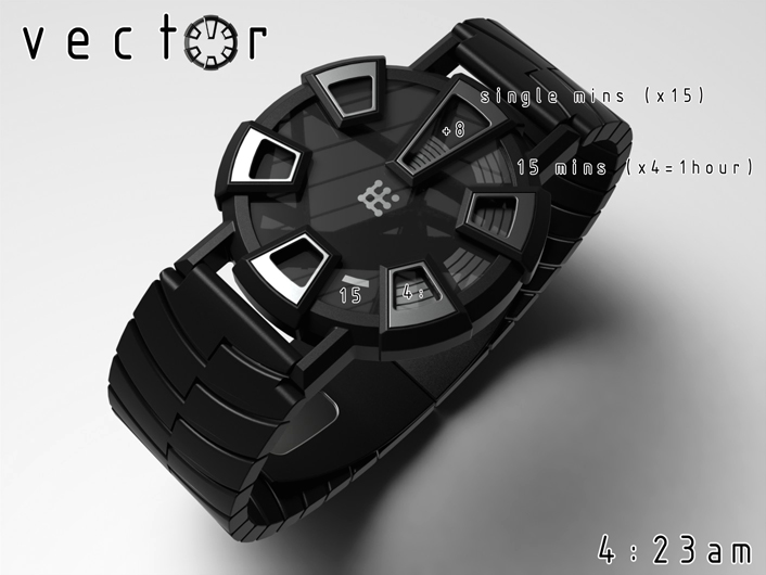 Vector watch: Intuitive industrial styling. | Tokyoflash Japan