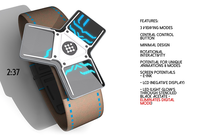 Change your view with the twistable ASPECT watch | Tokyoflash Japan