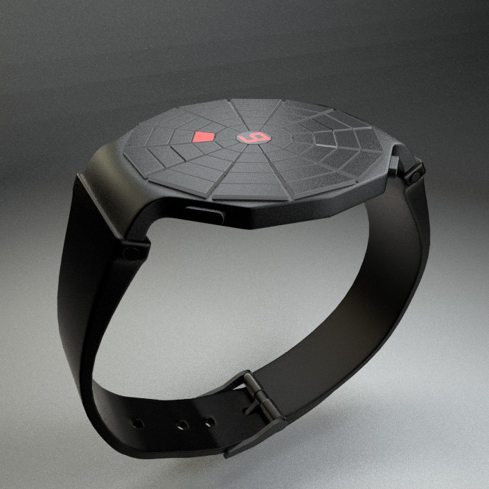 Web watch spins up some LED time telling | Tokyoflash Japan