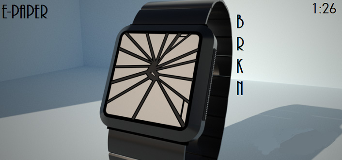 Brkn watch comes with pre-shattered screen to save you the bother of ...