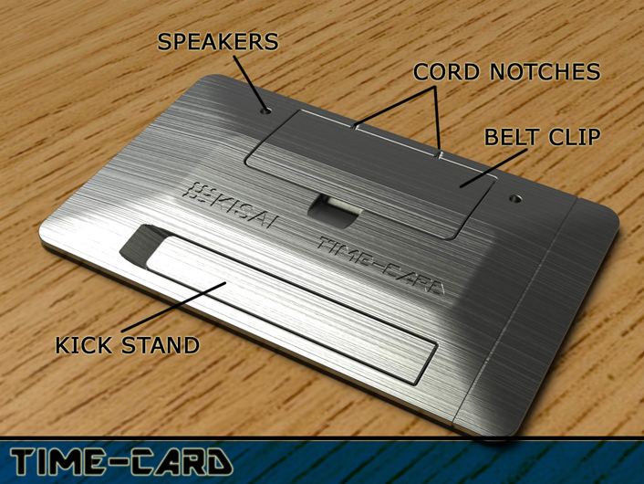 Time-Card is your futuristic pocket watch. | Tokyoflash Japan