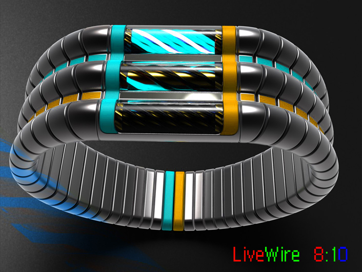 LiveWire watch sparks into action to show the time | Tokyoflash Japan
