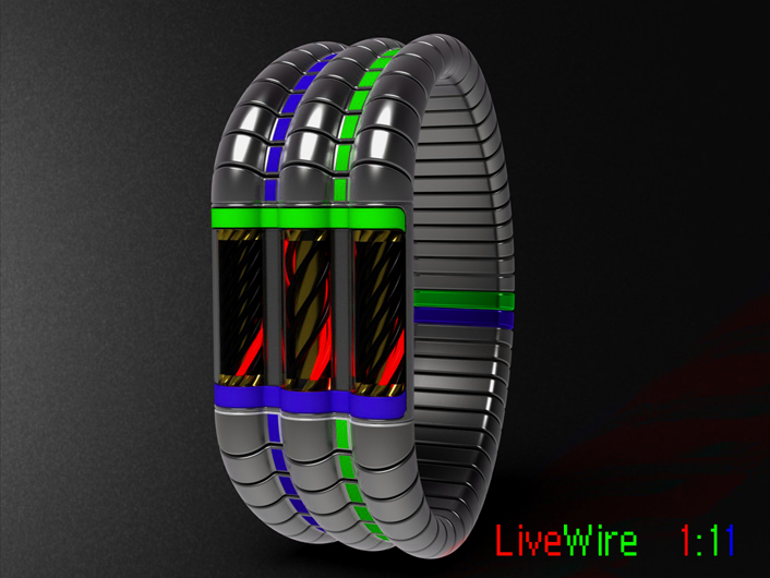 LiveWire watch sparks into action to show the time | Tokyoflash Japan